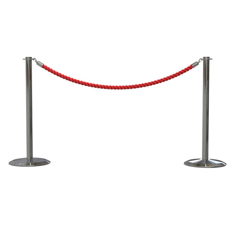 Queueway™ Economy Post and Rope Stanchions (Set of 2)
